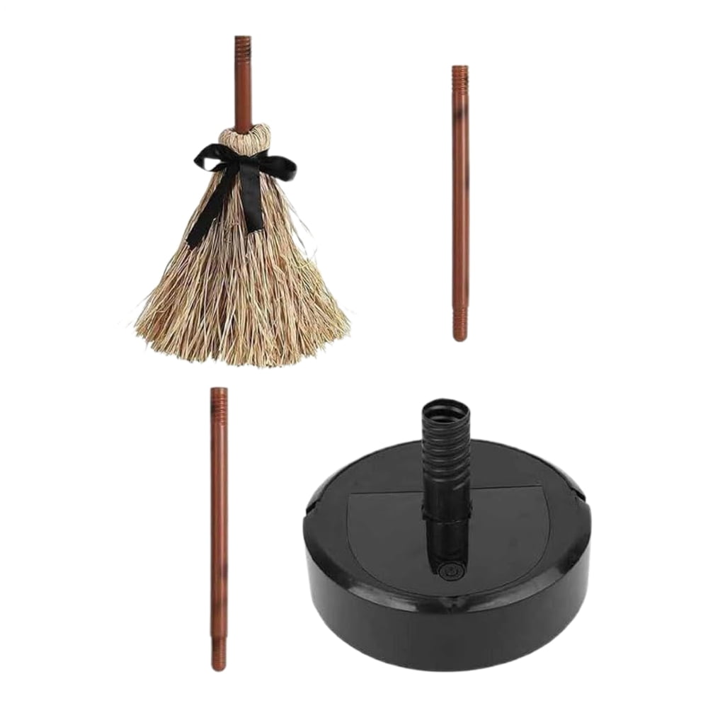 Kisronda Witches Broom Halloween Decor Haunted Dancing Broom Masquerade ...