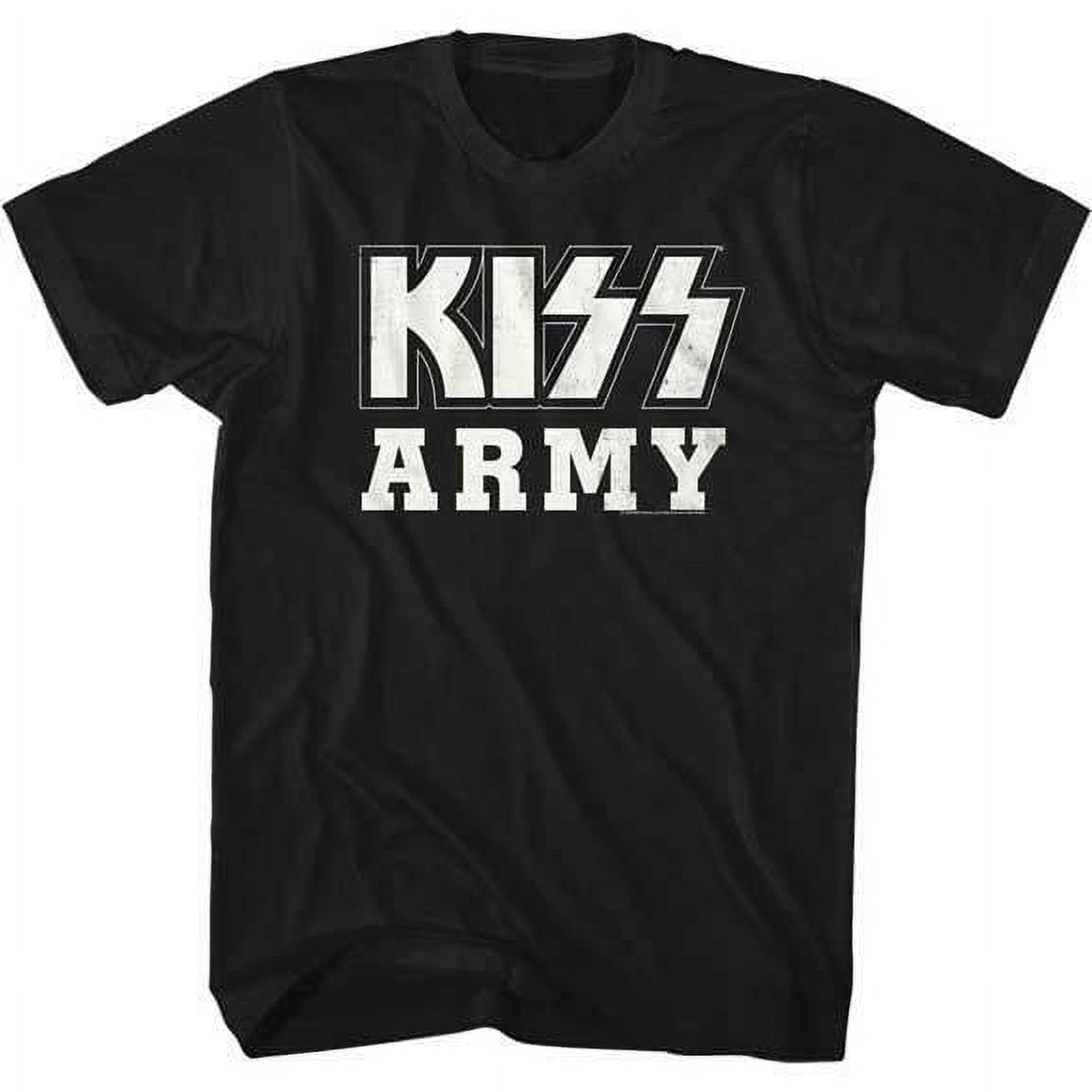 Kiss Army Classic Rock Band Heavy Metal Simmons Concert Tour Merch T ...