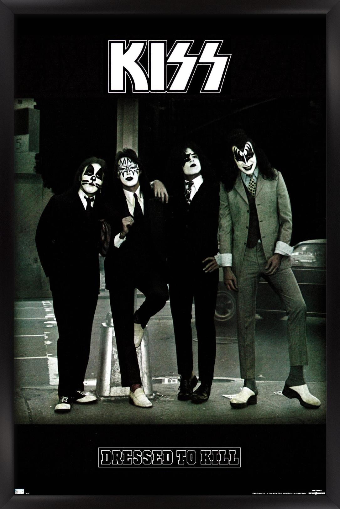 Kiss - Dress To Kill Wall Poster, 14.725" x 22.375" Framed - Walmart.com
