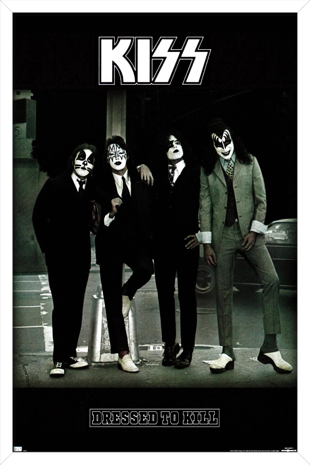Kiss - Dress To Kill Wall Poster, 14.725" x 22.375" Framed - Walmart.com