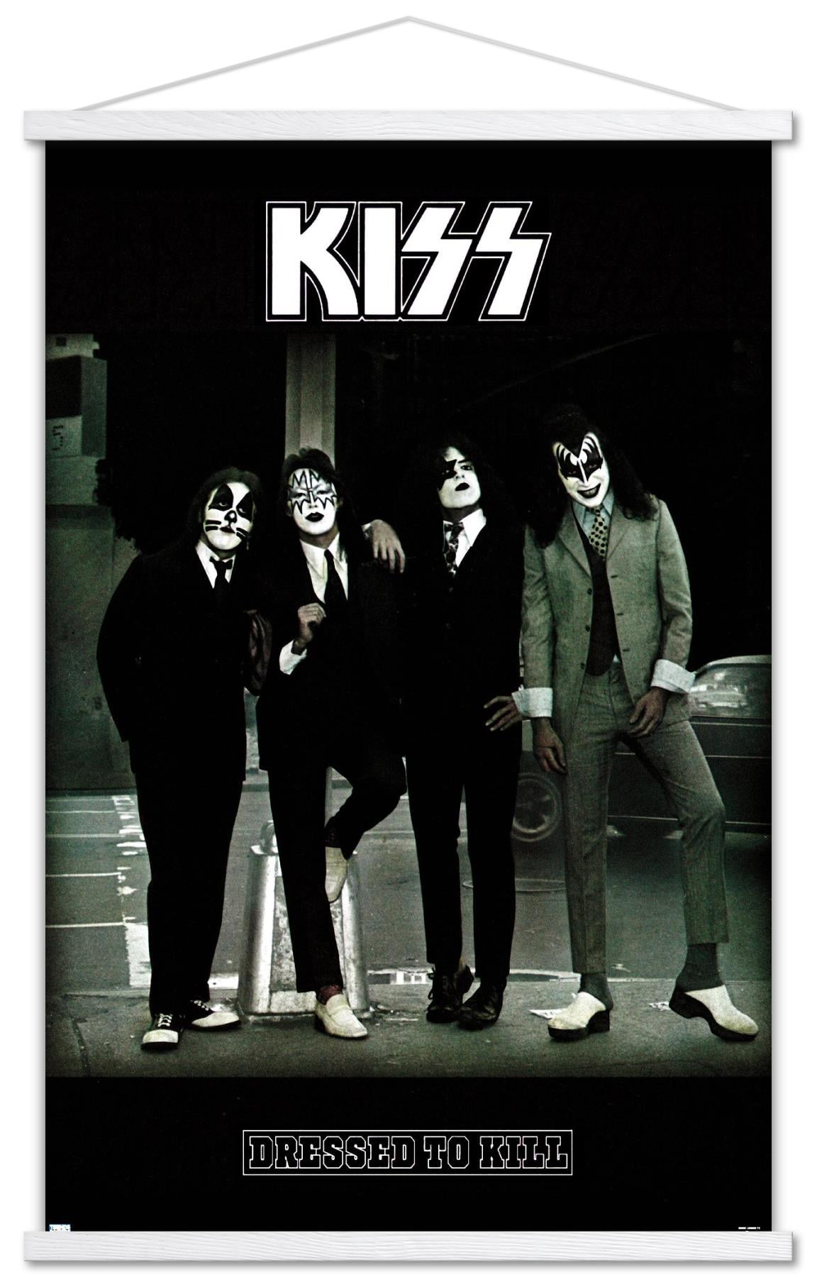 Kiss - Dress To Kill Wall Poster with Wooden Magnetic Frame, 22.375" x ...