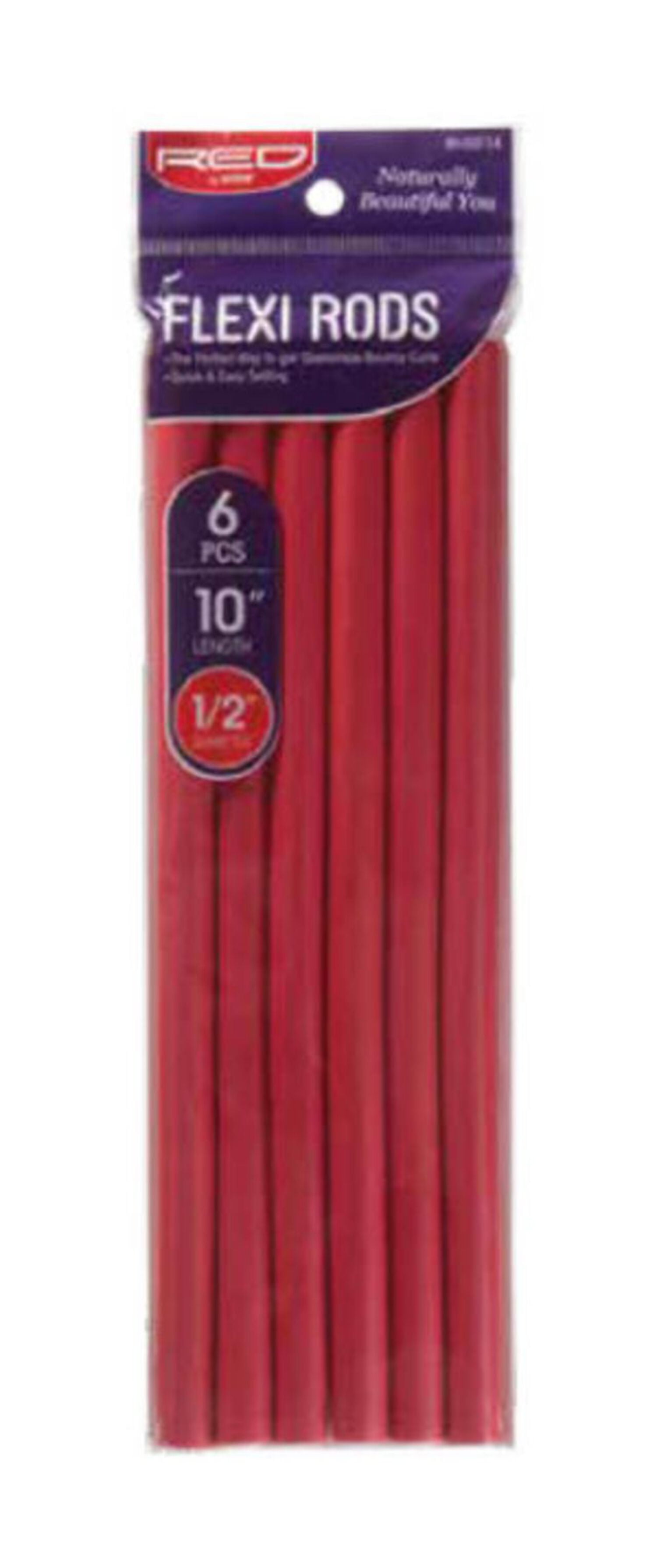 KISS - RED FLEXIBLE RODS 10" 1/2" 6PCS PACK RED - Walmart.com