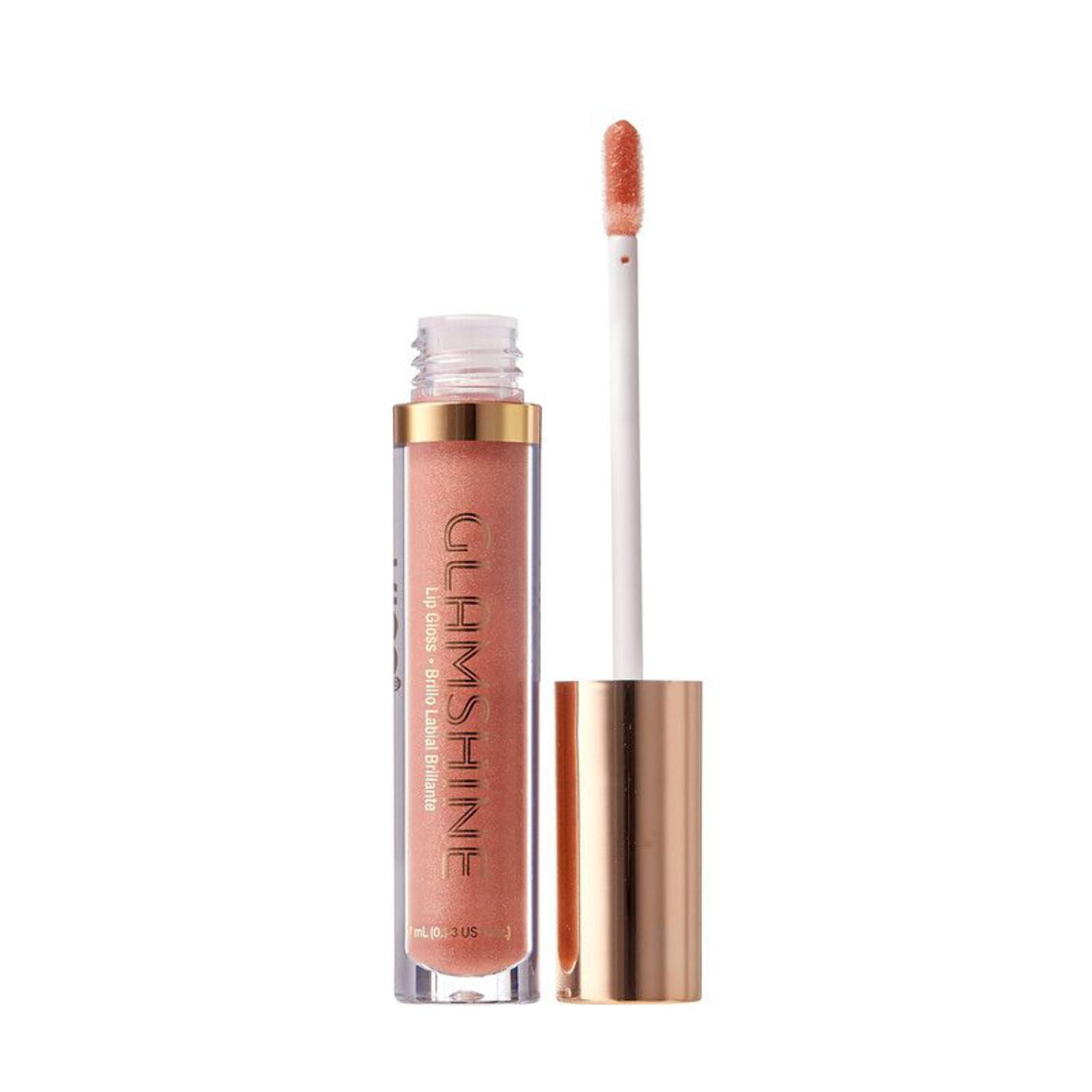 Kiss Glam Shine Lip Gloss - KSLG08 Nutty Nude - Walmart.com
