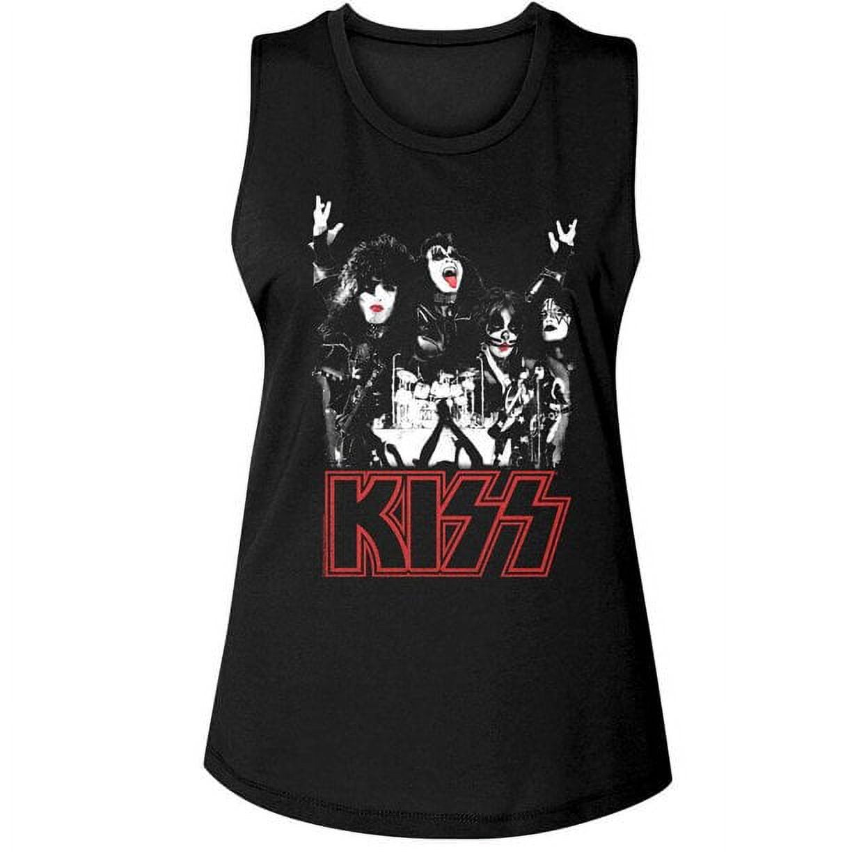Kiss Gold Concert Women's Tank Heavy Metal Rock Band Album Tour Merch ...
