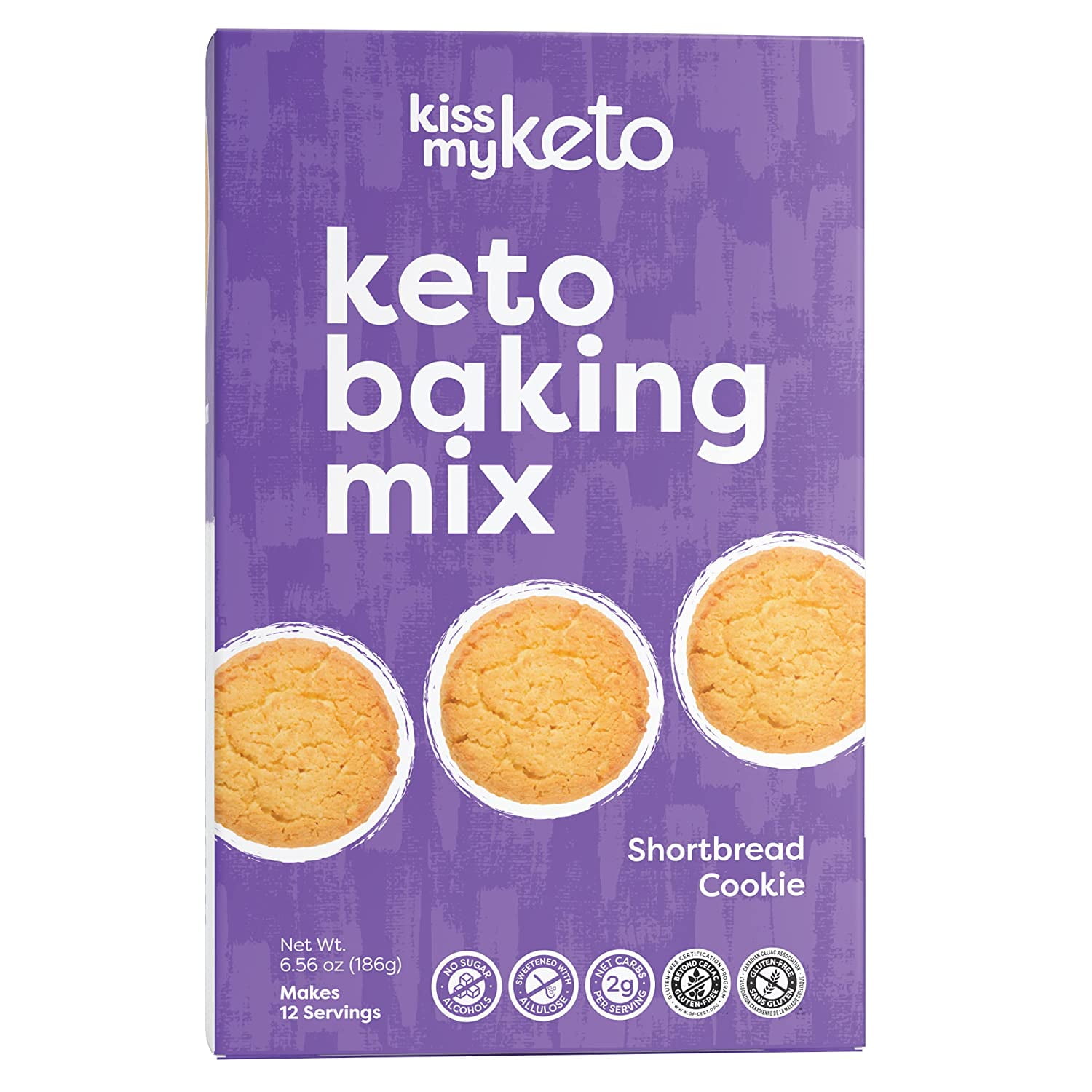 Kiss My Keto Baking Mix - Shortbread Cookie | Low Sugar (1g), Low Carb ...