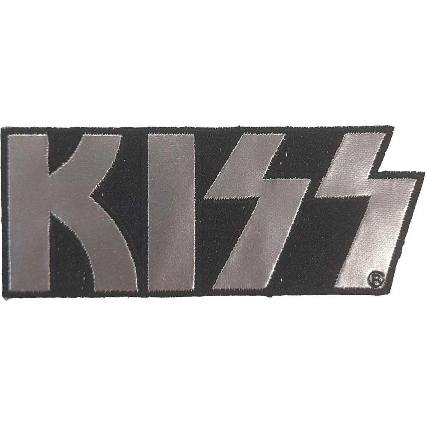 Kiss Logo Chrome Iron On Patch - Walmart.com