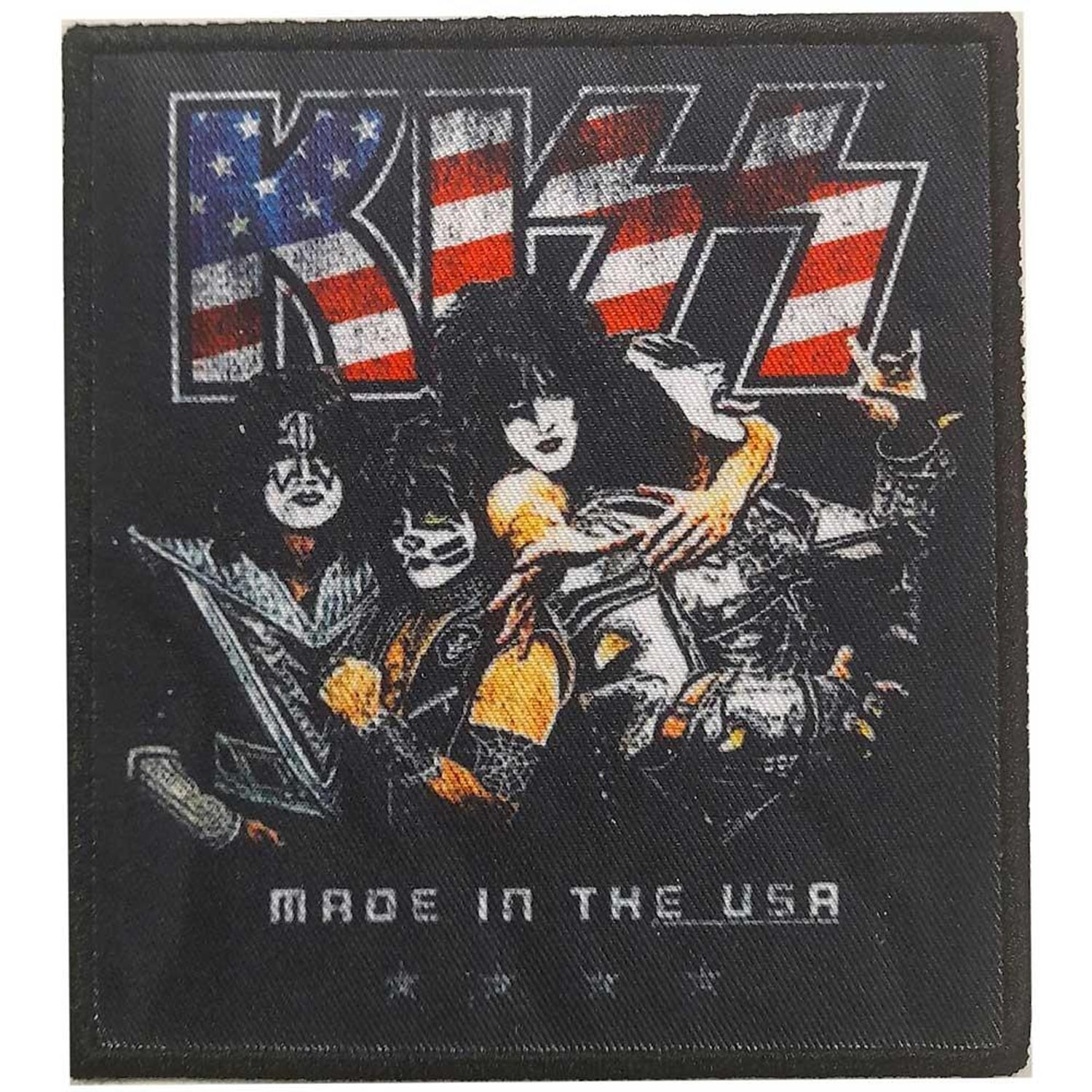 Kiss Made In The USA Iron On Patch - Walmart.com