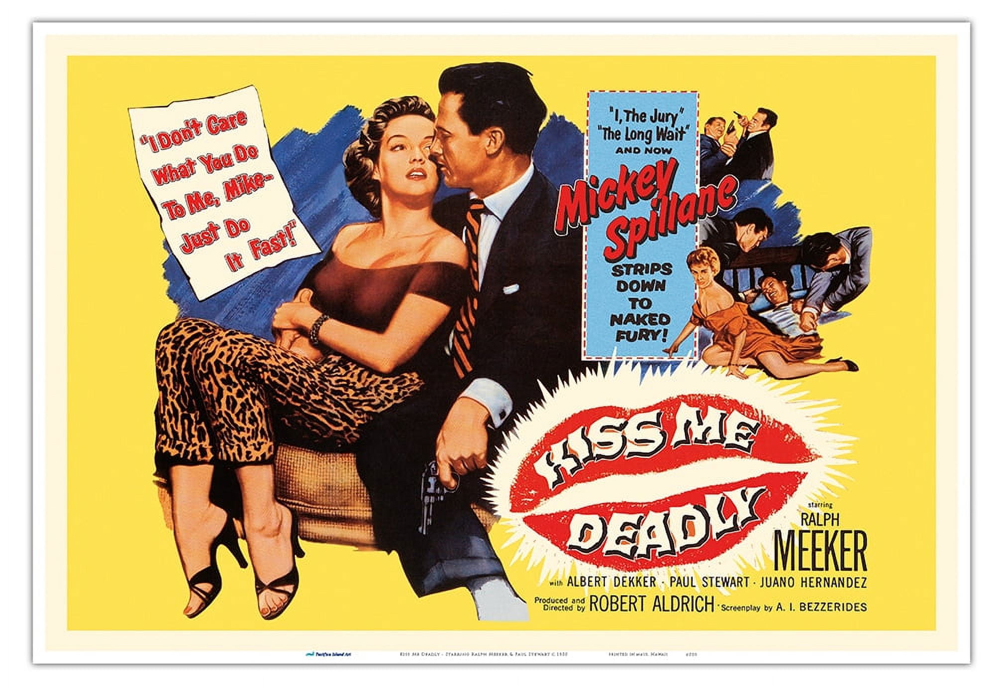 Kiss Me Deadly - Starring Ralph Meeker & Paul Stewart - Vintage Film ...