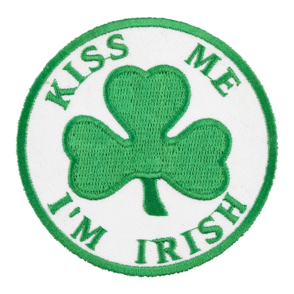 Kiss Me Irish Shamrock Patch, Irish Shamrock Patches. - Walmart.com
