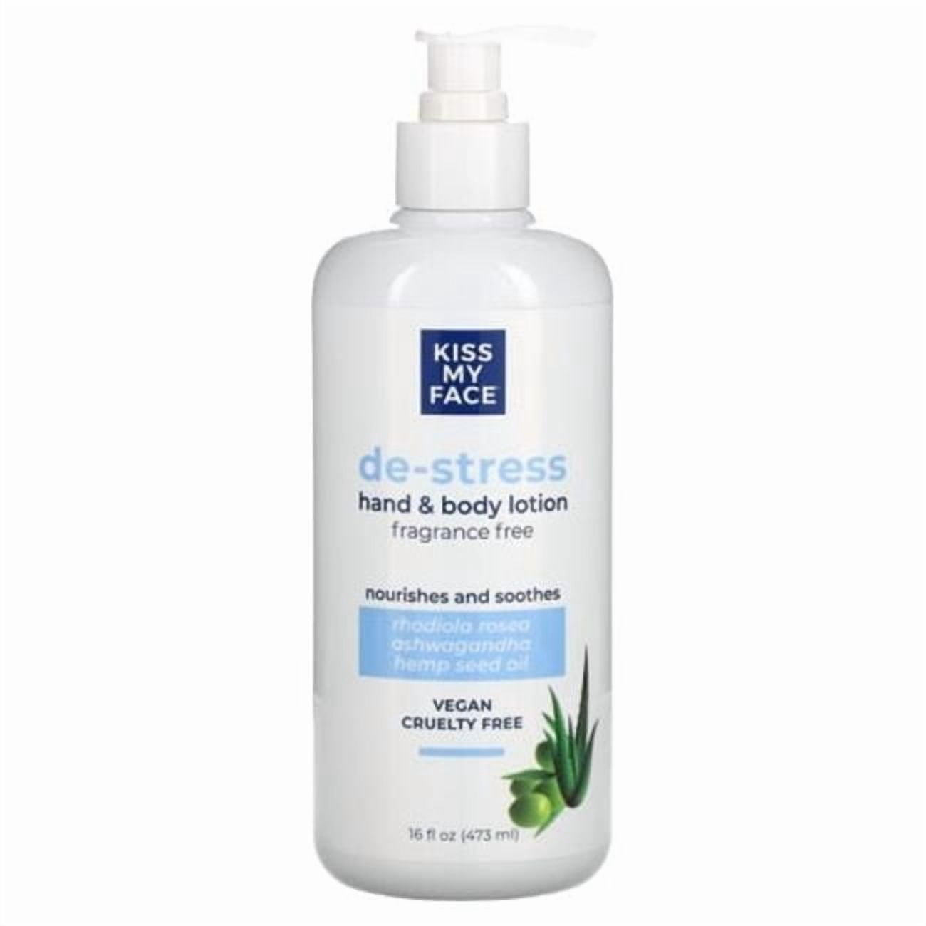 Kiss My Face Fragrance Free Body Lotion, 16 oz - Skin Care Product with ...