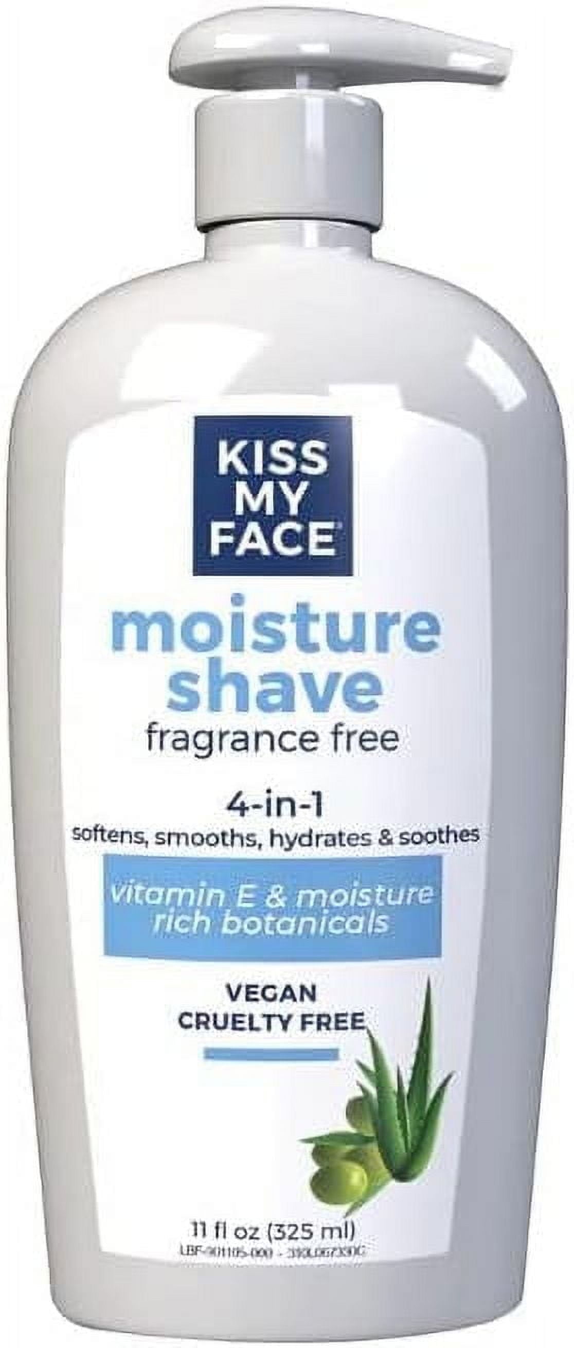 Kiss My Face, 4 in 1 Moisture Shave, 11 fl oz, Fragrance Free - Walmart.com