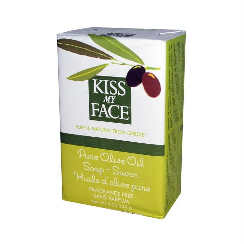 Kiss My Face Bar Soap Pure Olive Oil Fragrance Free - 8 Oz - Walmart.com