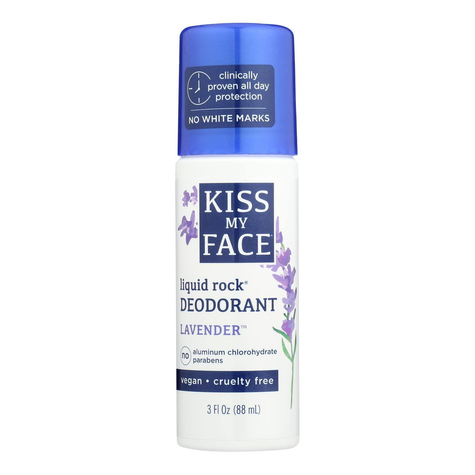 Kiss My Face Deodorant Liquid Rock Roll-On Lavender - 3 fl oz - Walmart.com