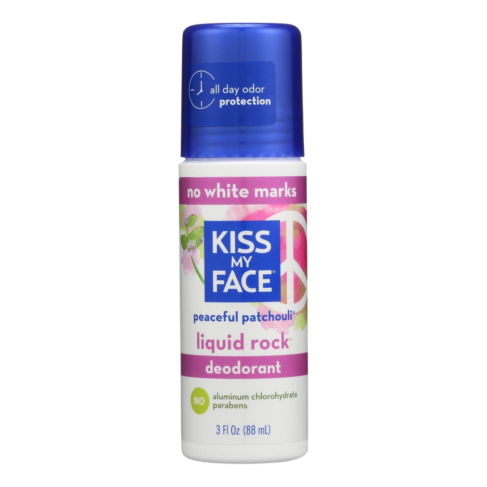 Kiss My Face Deodorant Liquid Rock Roll On Peaceful Patchouli - 3 fl oz ...