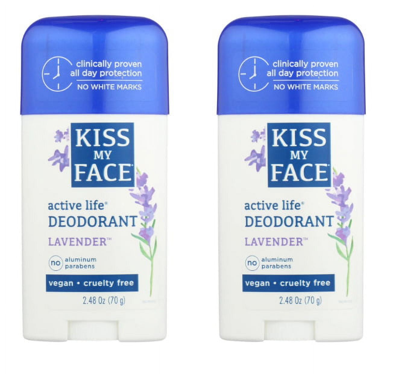 Kiss My Face Deodorant - Natural Active Life Deodorant Stick Aluminum ...