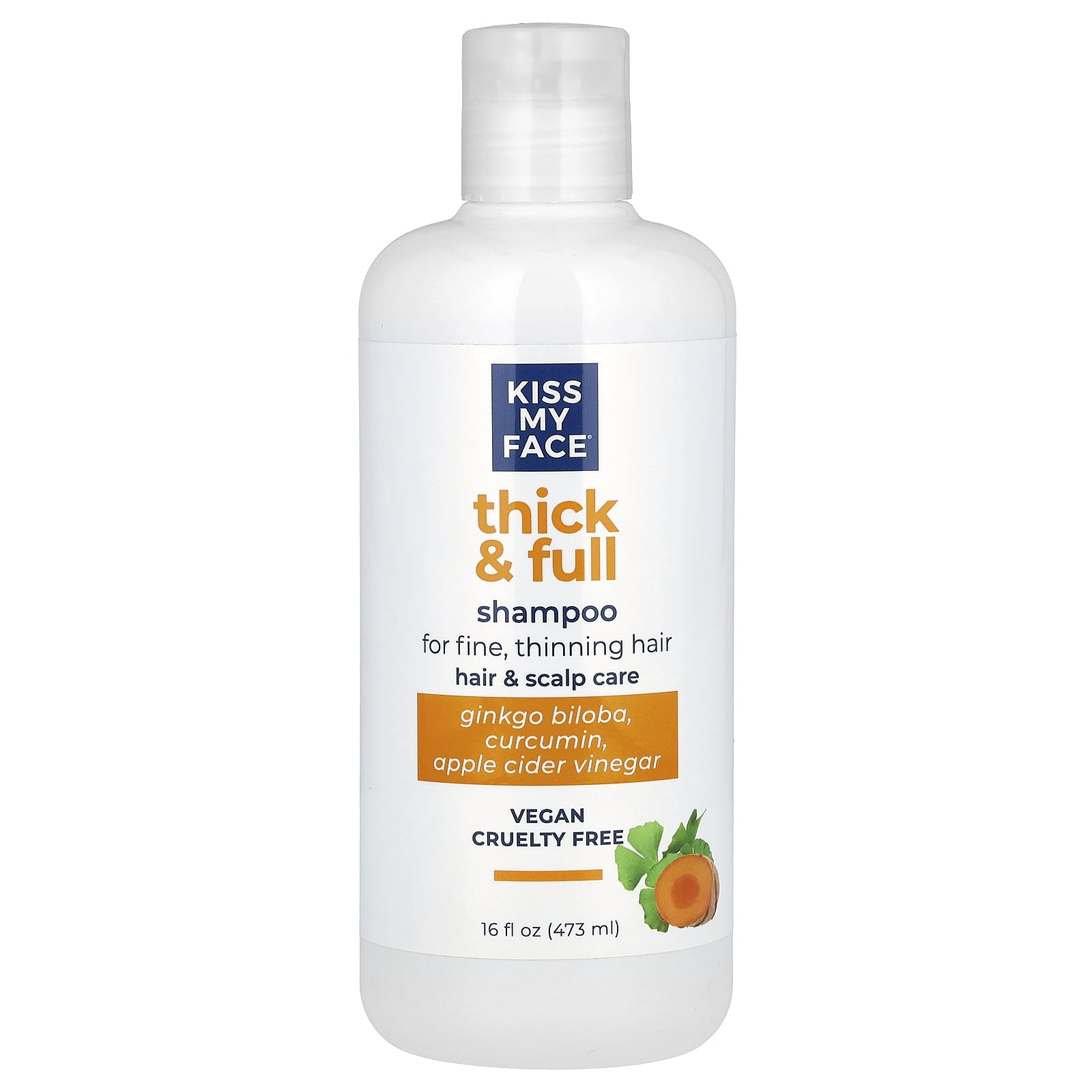 Kiss My Face HG2825958 16 fl oz Thick & Full Shampoo - Walmart.com