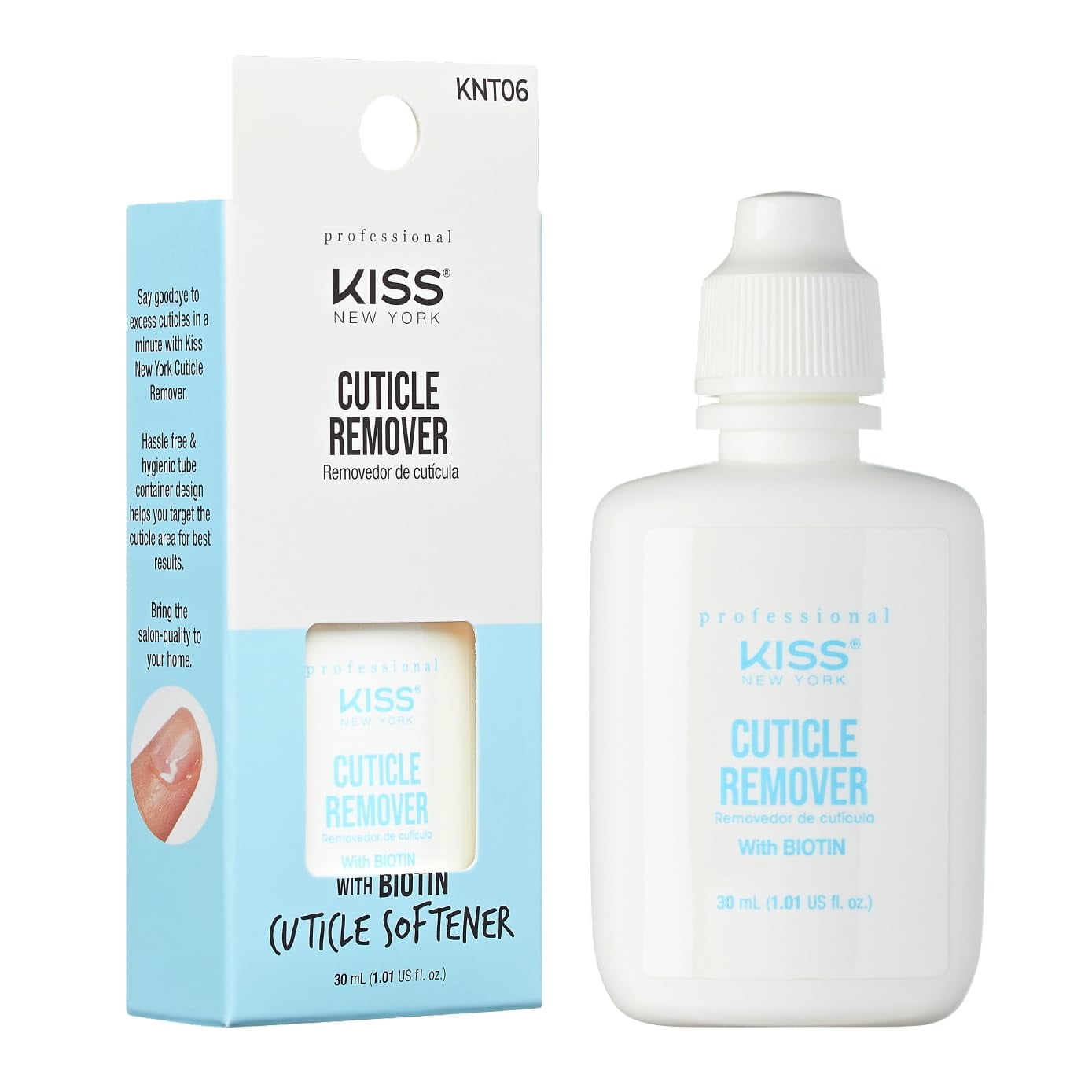 Kiss New York Nail Cuticle Remover, Eliminate Thick & Overgrown ...