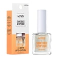 Kiss New York Nail Polish Base & Top Coat, 2-in-1 Multi-Use Nail Polish ...