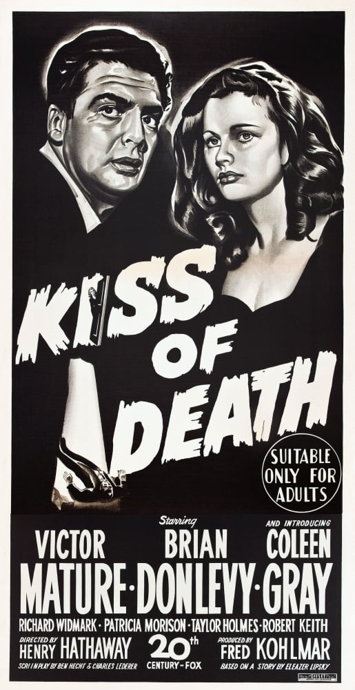 Kiss Of Death Movie Poster Masterprint - Walmart.com