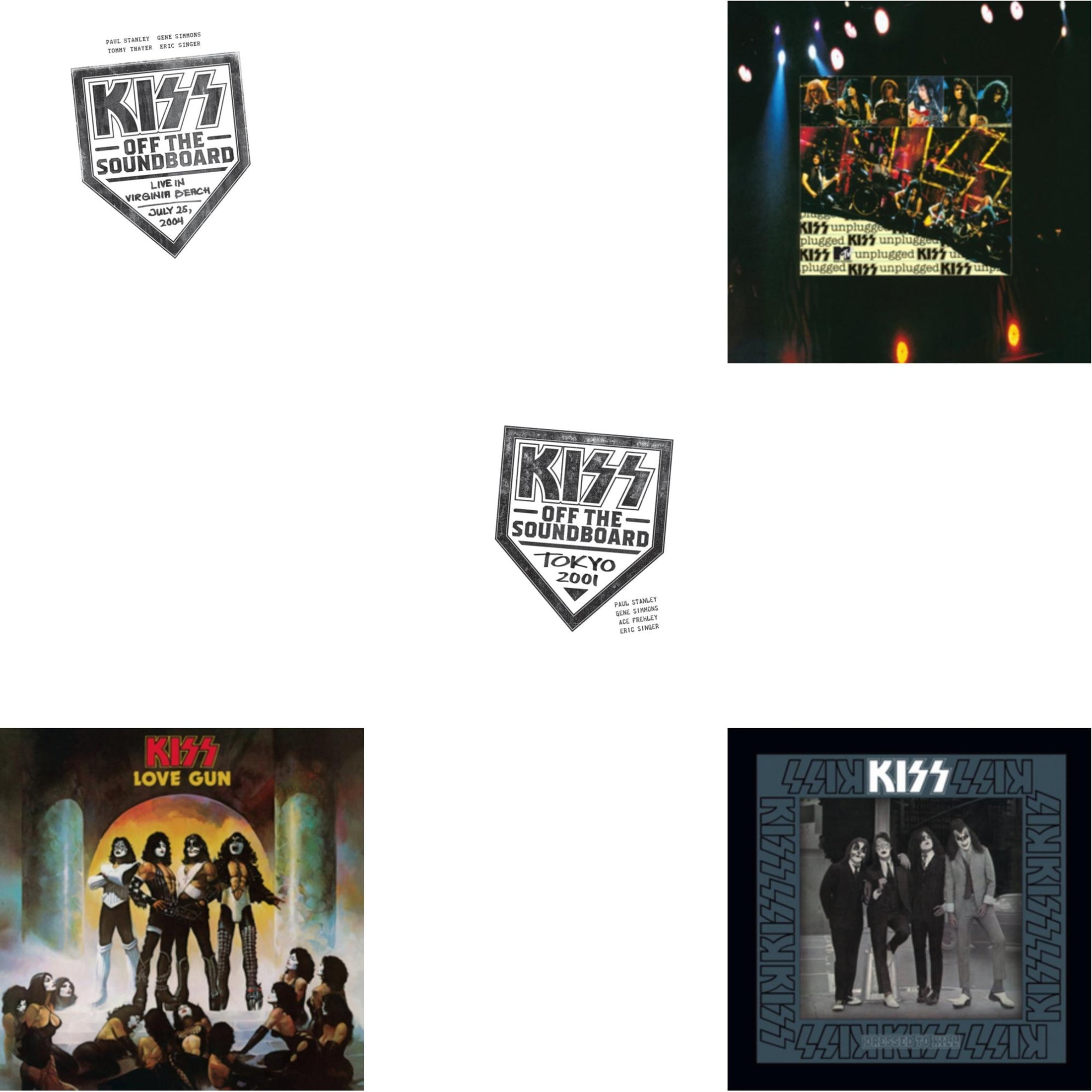 Kiss Off The Soundboard: Live In Virginia Beach (3LP) & Love Gun & Kiss ...