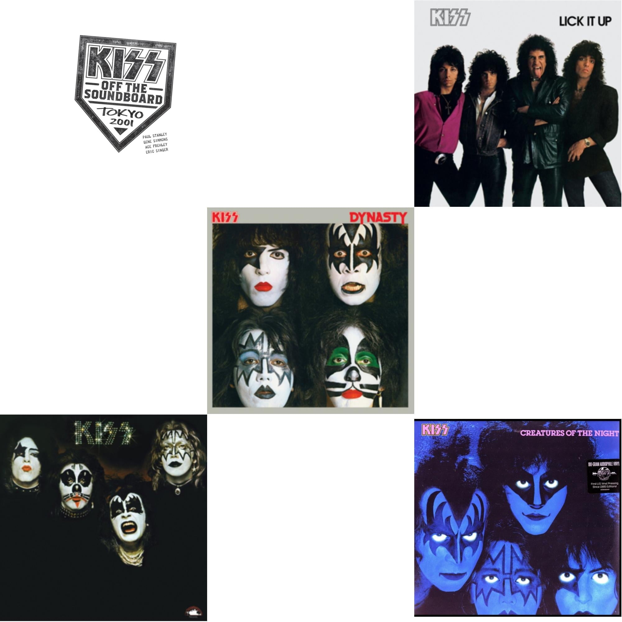 Kiss Off The Soundboard: Tokyo 2001 (3LP) & Kiss & Dynasty & Lick It Up ...