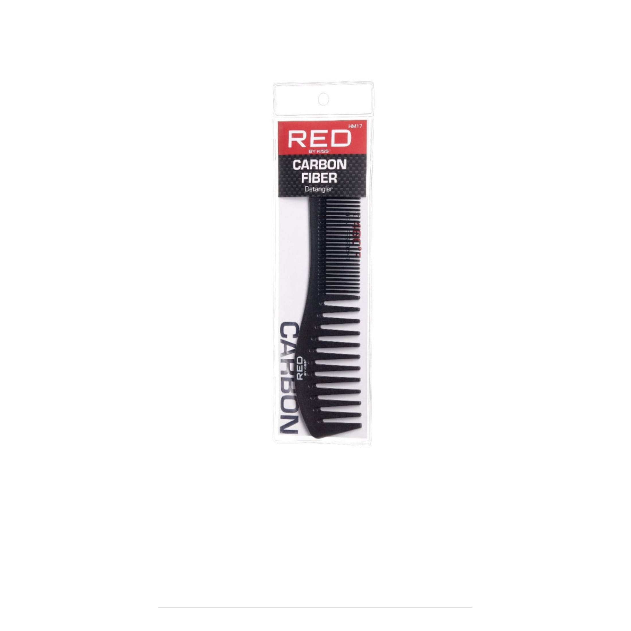 Kiss Red Carbon Detangler Comb #Hm17 - Walmart.com
