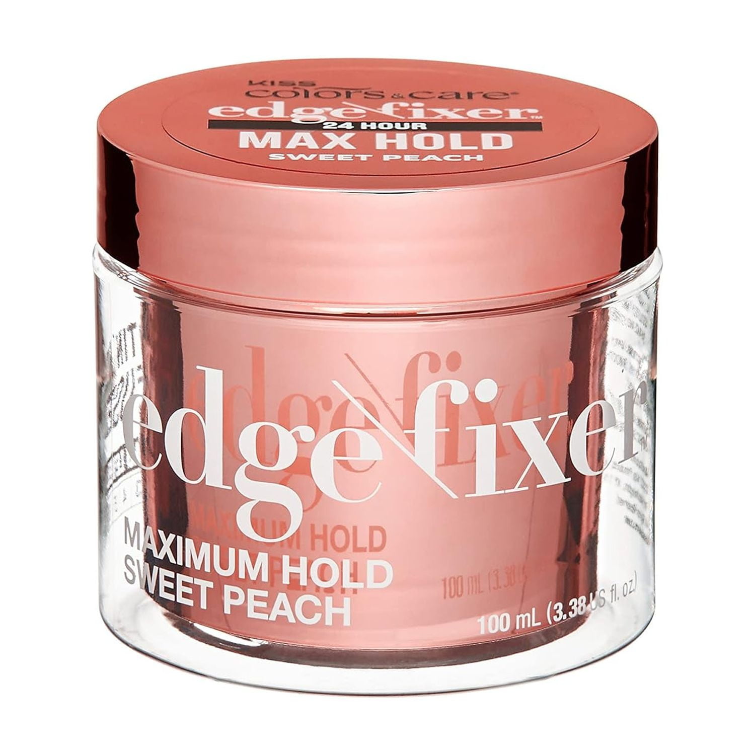 Kiss Red Edge Fixer Gel Maximum Hold Jar, Sweet Peach, 3.38 oz, 6 Pack ...