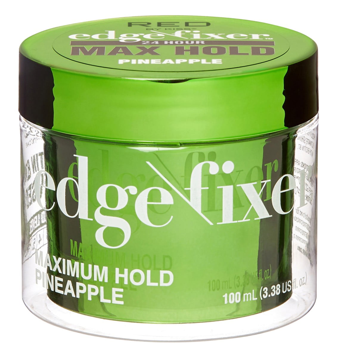 Kiss Red Edge Fixer Max Hold 24 Hour Pineapple 3.38 Ounce Jar (100ml ...