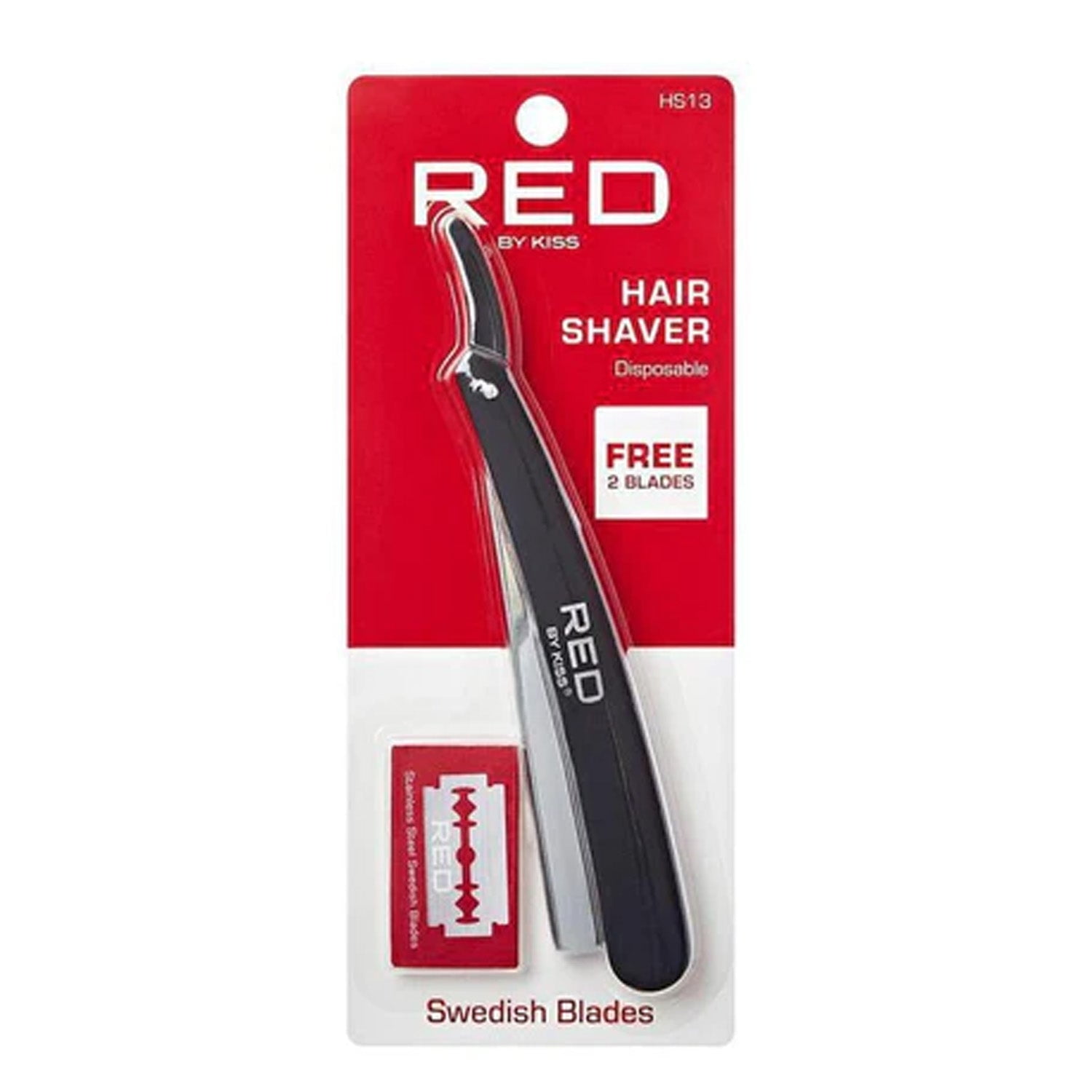 Kiss Red Hair Shaver Disposable with 2 Free Blade, 1 Ea, 3 Pack ...
