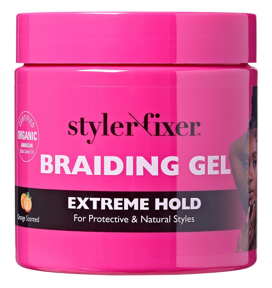 Kiss Red Styler Fixer Braiding Gel Extreme Hold 16 Ounce Jar (473ml ...