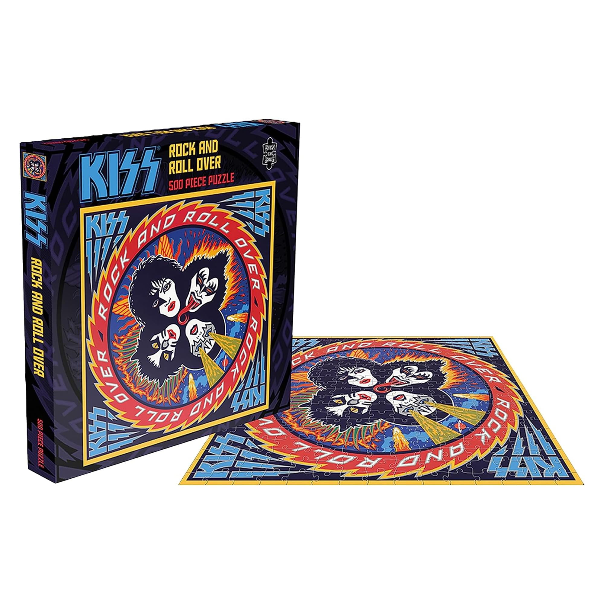 KISS Rock And Roll Over 500 Piece Jigsaw Puzzle - Walmart.com