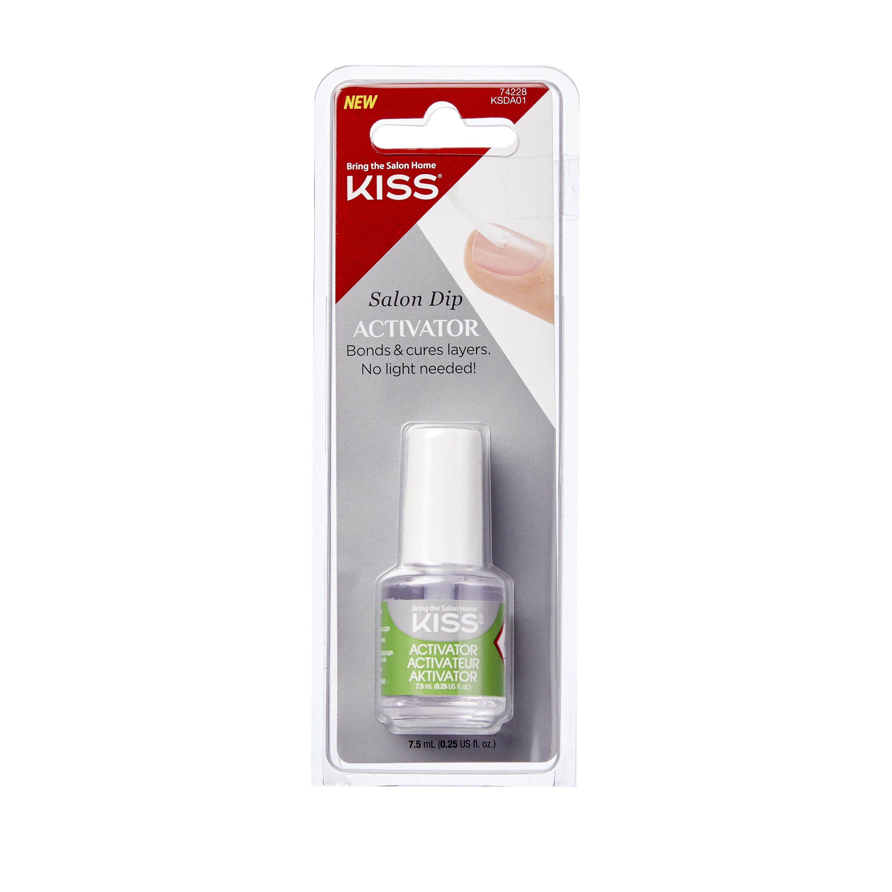 KISS Professional Salon Dip Nail Activator, Acrylic Starter Kit, 0.25 ...