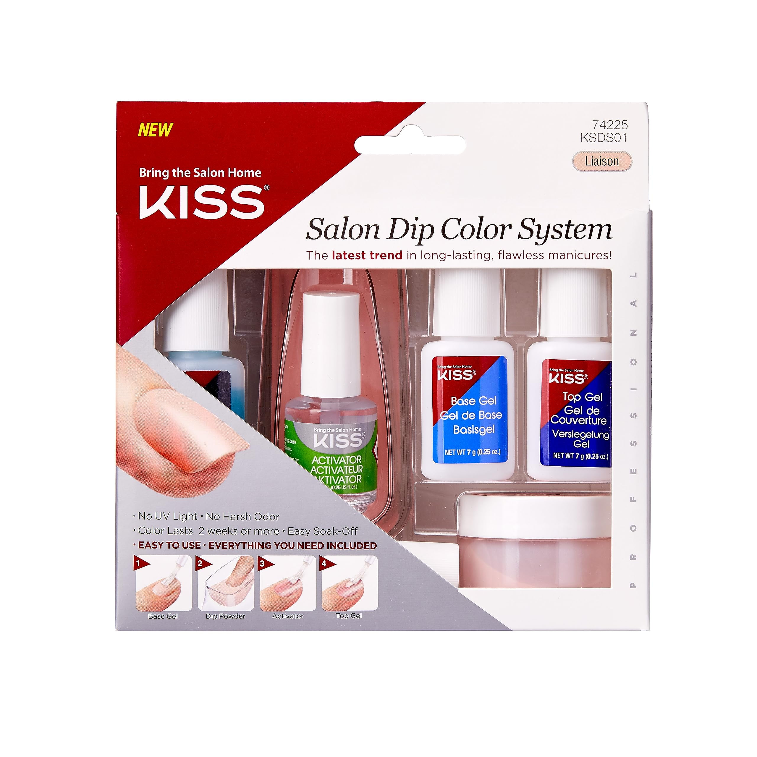 KISS Salon Dip Color System Kit - Walmart.com