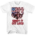 Kiss Shout It Out Loud USA Tour Adult T Shirt Metal Music Band Merch ...