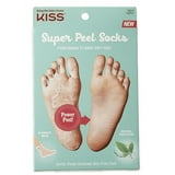 Kiss Super Peel Socks (#KSP01): Skin Rejuvenating Quickwear - 2 Pairs ...