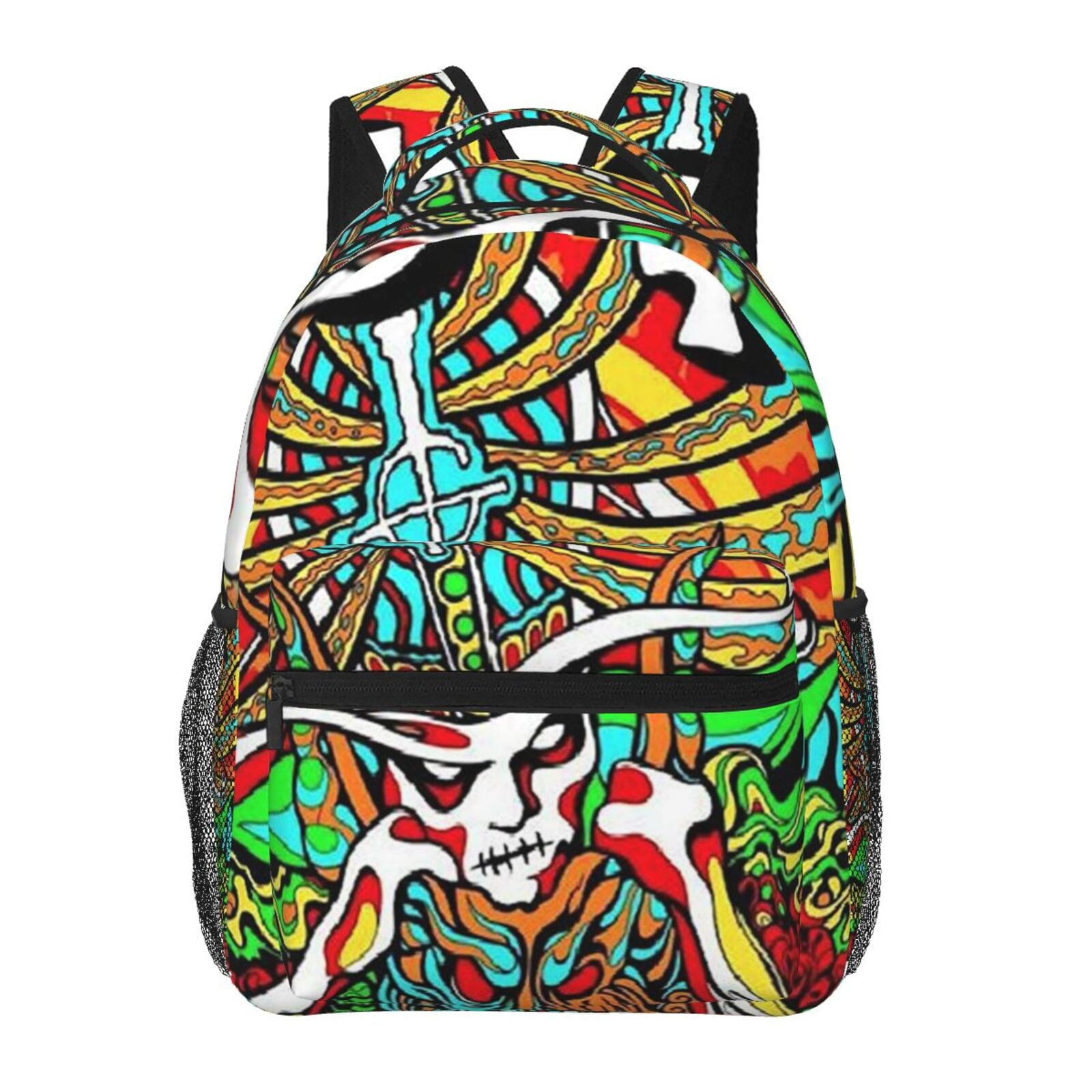 Kiss The Go-goat Ghost Casual Backpack Laptop Daypack School Bag ...