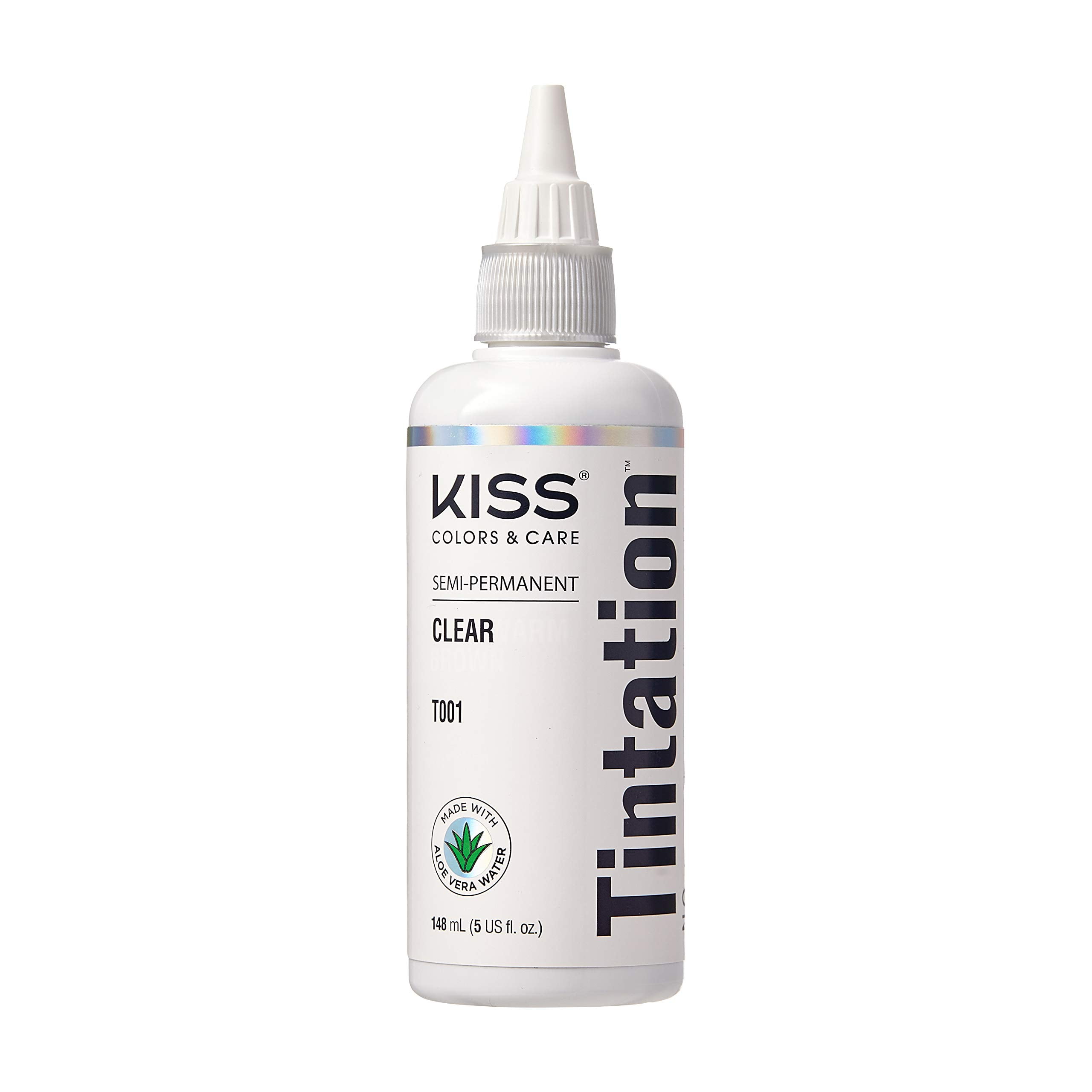 Kiss Tintation Semi-Permanent Hair Color 5 Ounce (Clear) - Walmart.com
