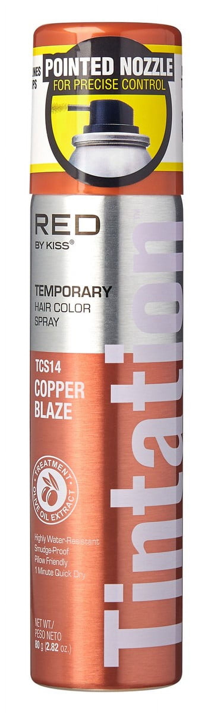 Kiss Tintation Temporary Color Spray Copper Blaze 2.82 Ounce (Pack of 3 ...