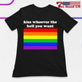 Kiss Whoever The Hell You Want Lgbt Flag Shirt - Walmart.com Kiss Whoever The Hell You Want Lgbt Flag Shirt - Walmart.com