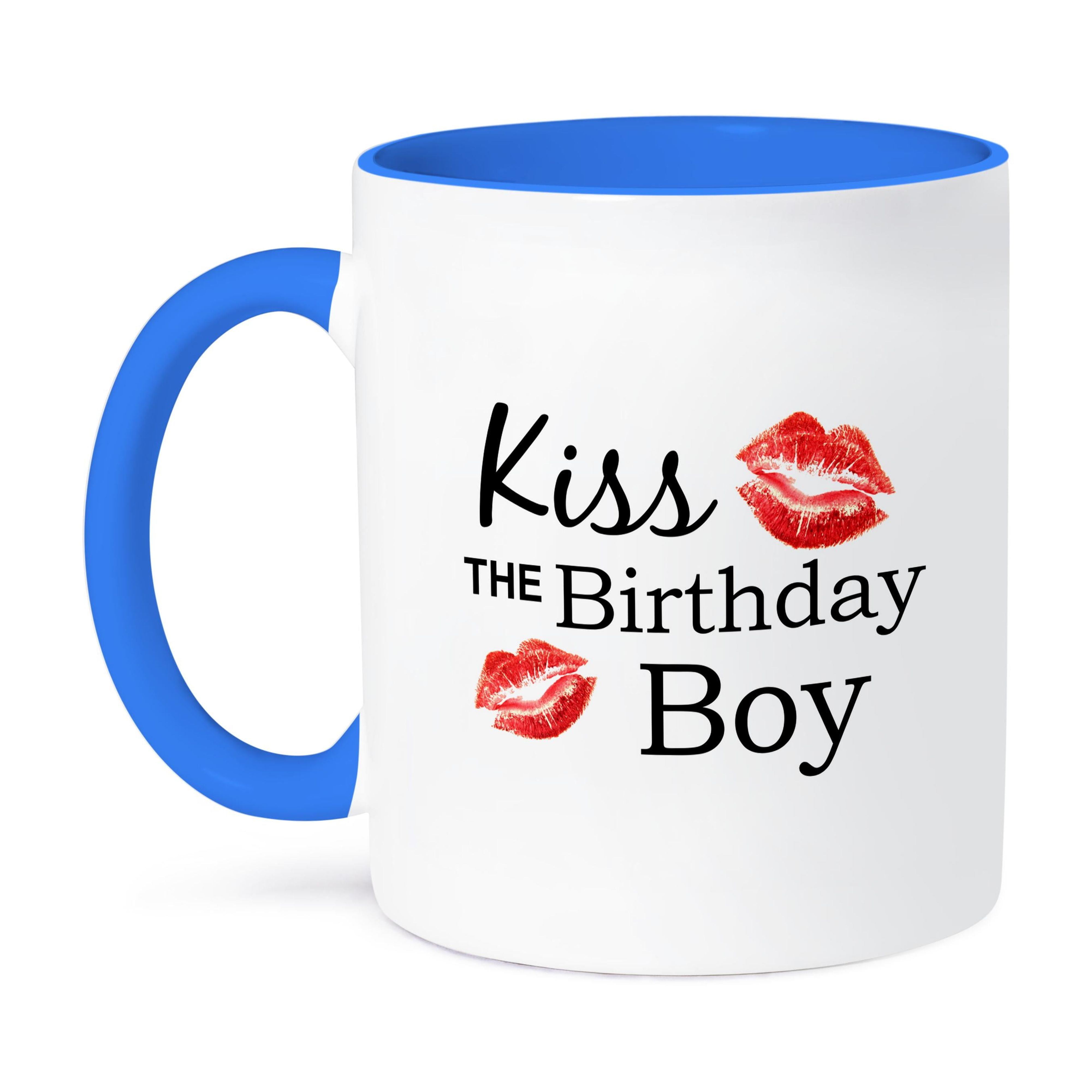 3dRose, Kiss the Birthday Boy - funny partying humor - Bday party fun - humorous joke kisses ...
