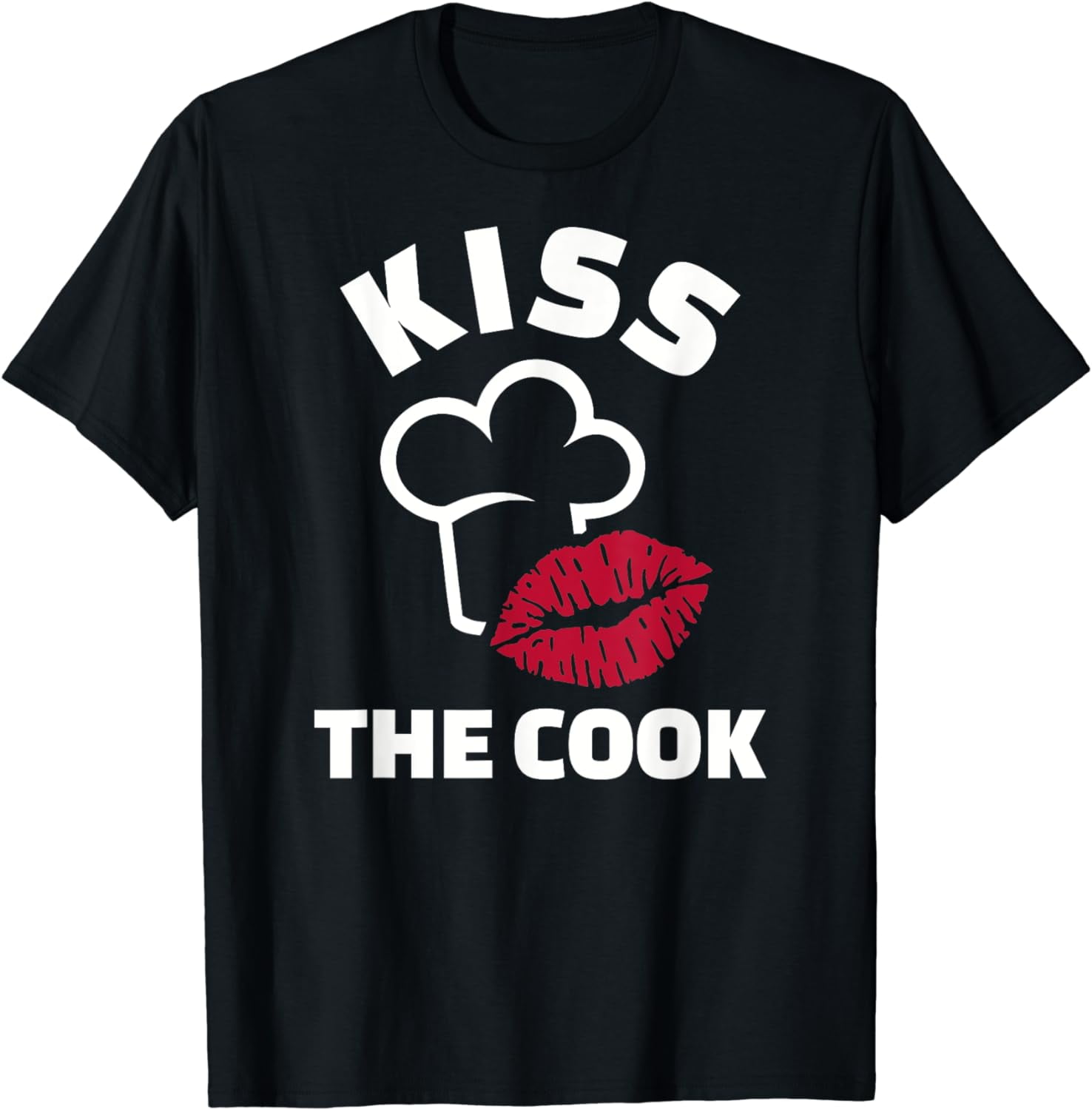 Kiss the cook T-Shirt - Walmart.com