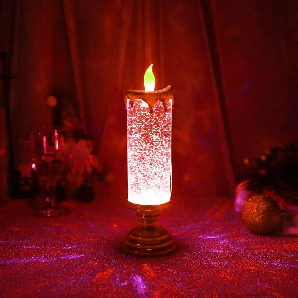 KissDate LED Christmas Candles,Colour Changing LED Water Candle with ...