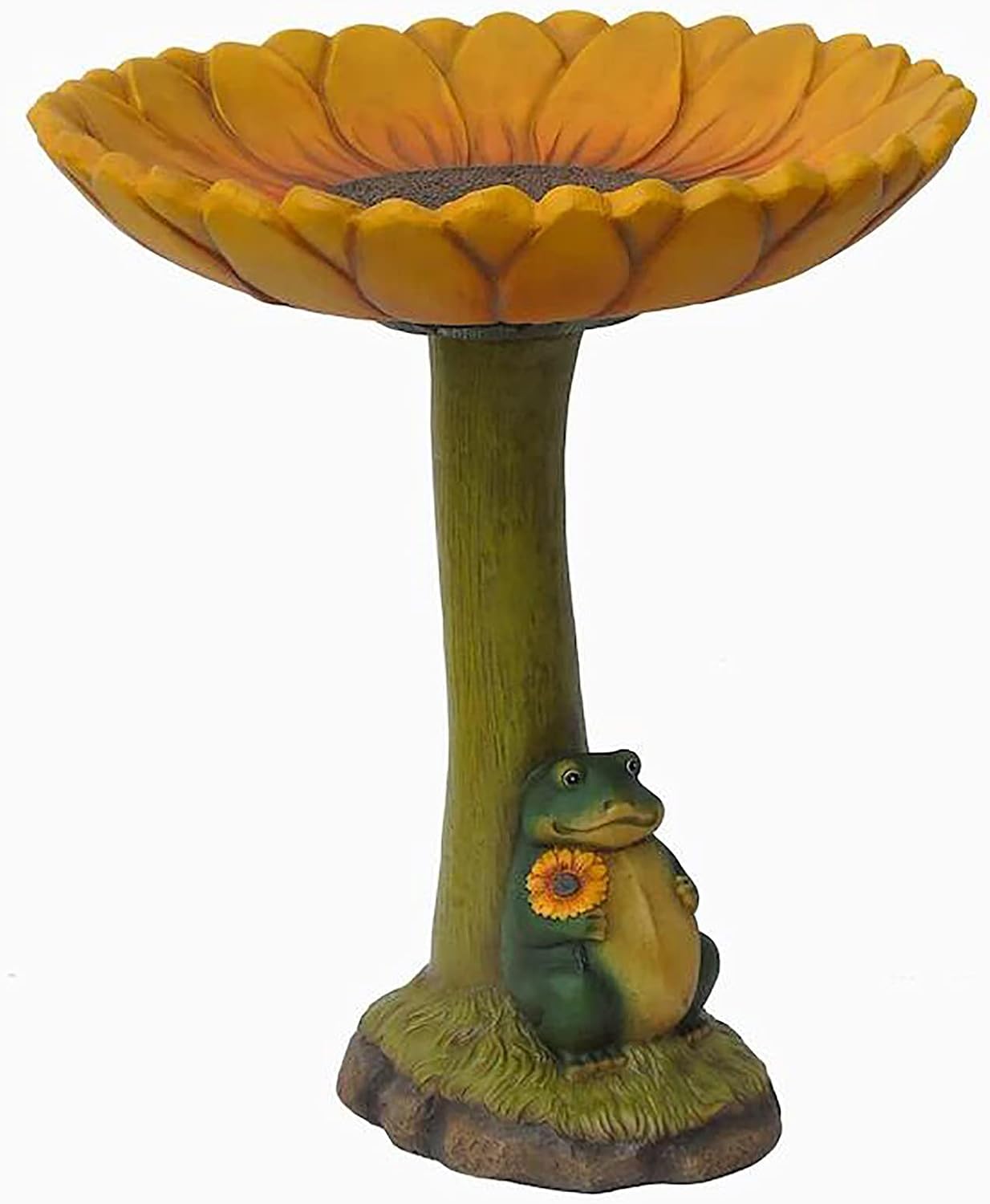 KissDate Wild Animals Statue Pedestal Bird Bath Courtyard Decoration ...