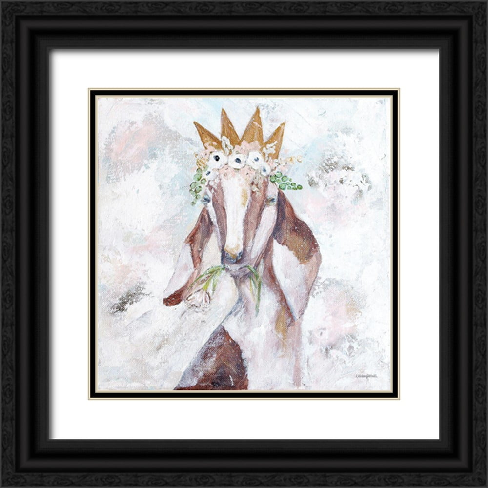 Kissell, Mackenzie 20x20 Black Ornate Wood Framed with Double Matting ...