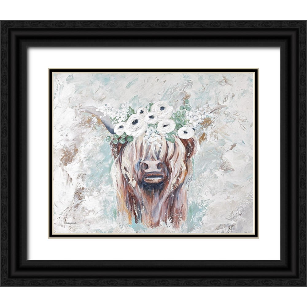 Kissell, Mackenzie 24x20 Black Ornate Wood Framed with Double Matting ...