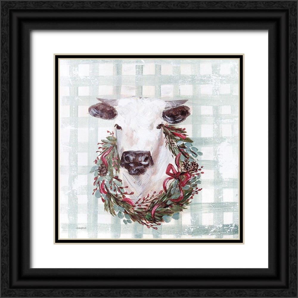 Kissell, Mackenzie 26x26 Black Ornate Wood Framed with Double Matting ...