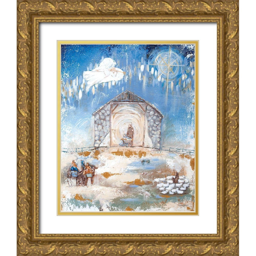 Kissell Mackenzie 26x31 Gold Ornate Wood Framed With Double Matting