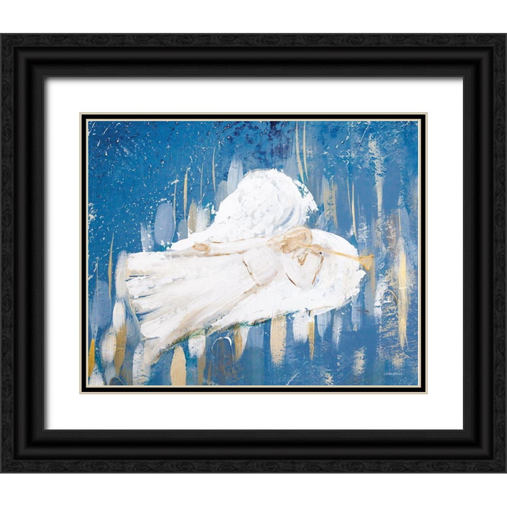 Kissell, Mackenzie 31x26 Black Ornate Wood Framed with Double Matting ...