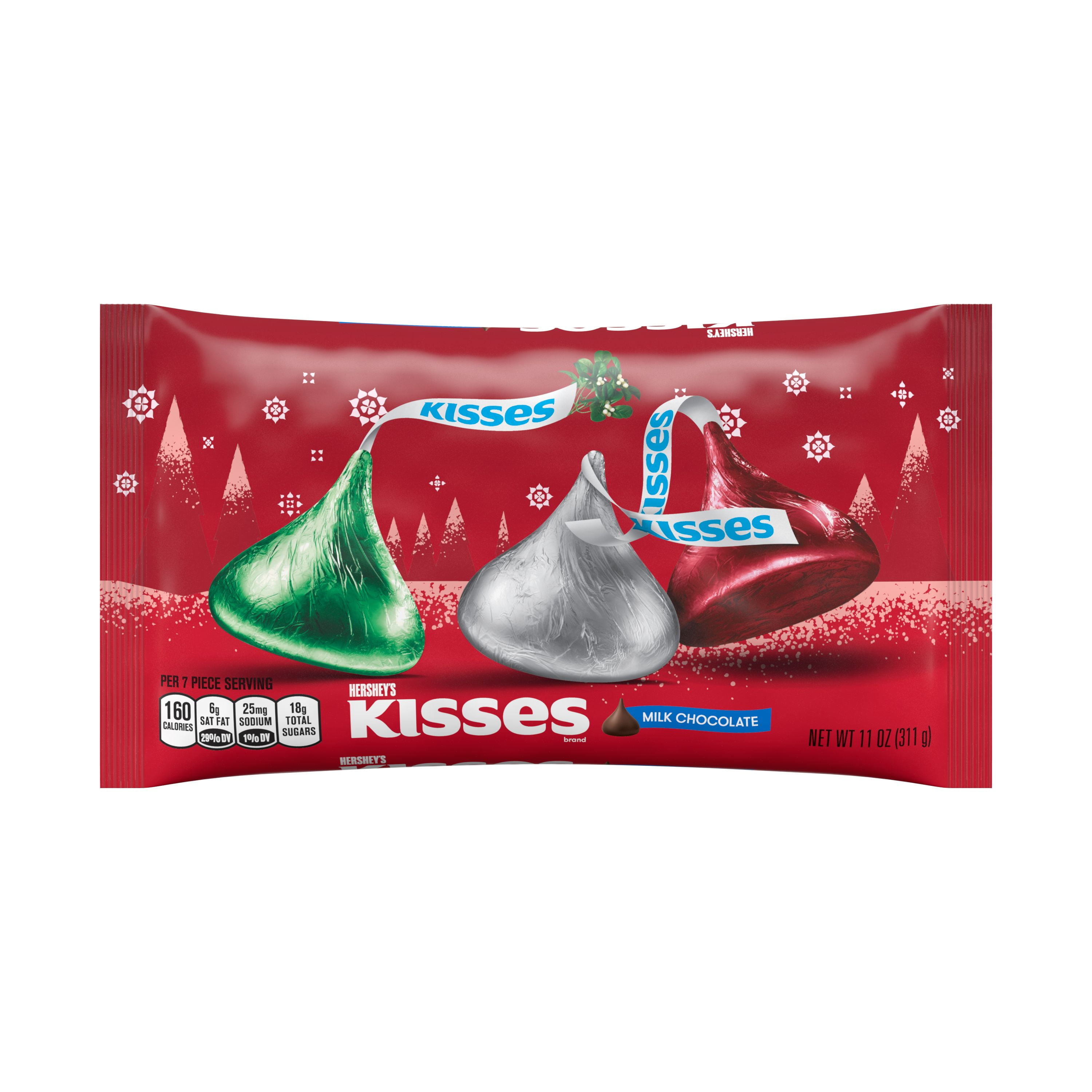 Kisses Milk Chocolate Holiday Candy, 11 Oz. - Walmart.com