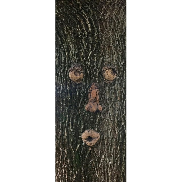 Kissey Face Tree Face Art 12" x 10" Cast Stone Forest Face Tree People ...